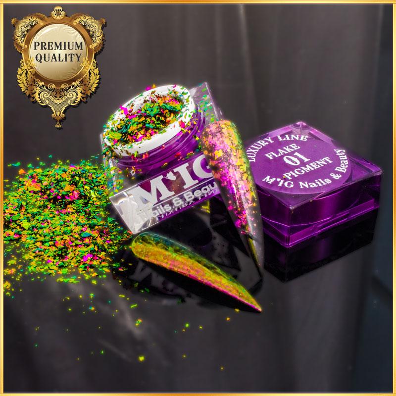Luxury Line FLAKE Pigment – MIGSHOP.RO