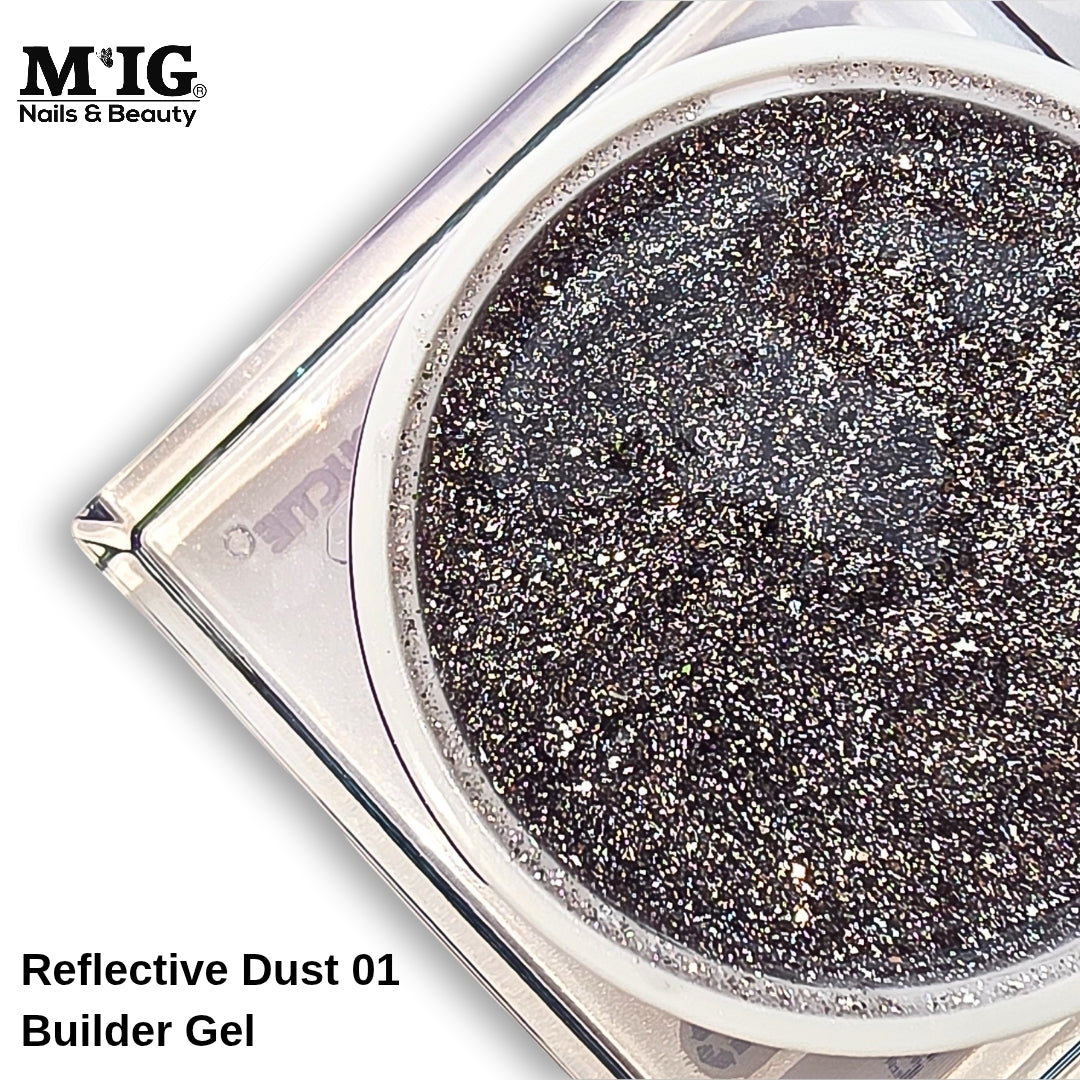 Reflective Dust 01 Builder Gel – MIGSHOP.RO